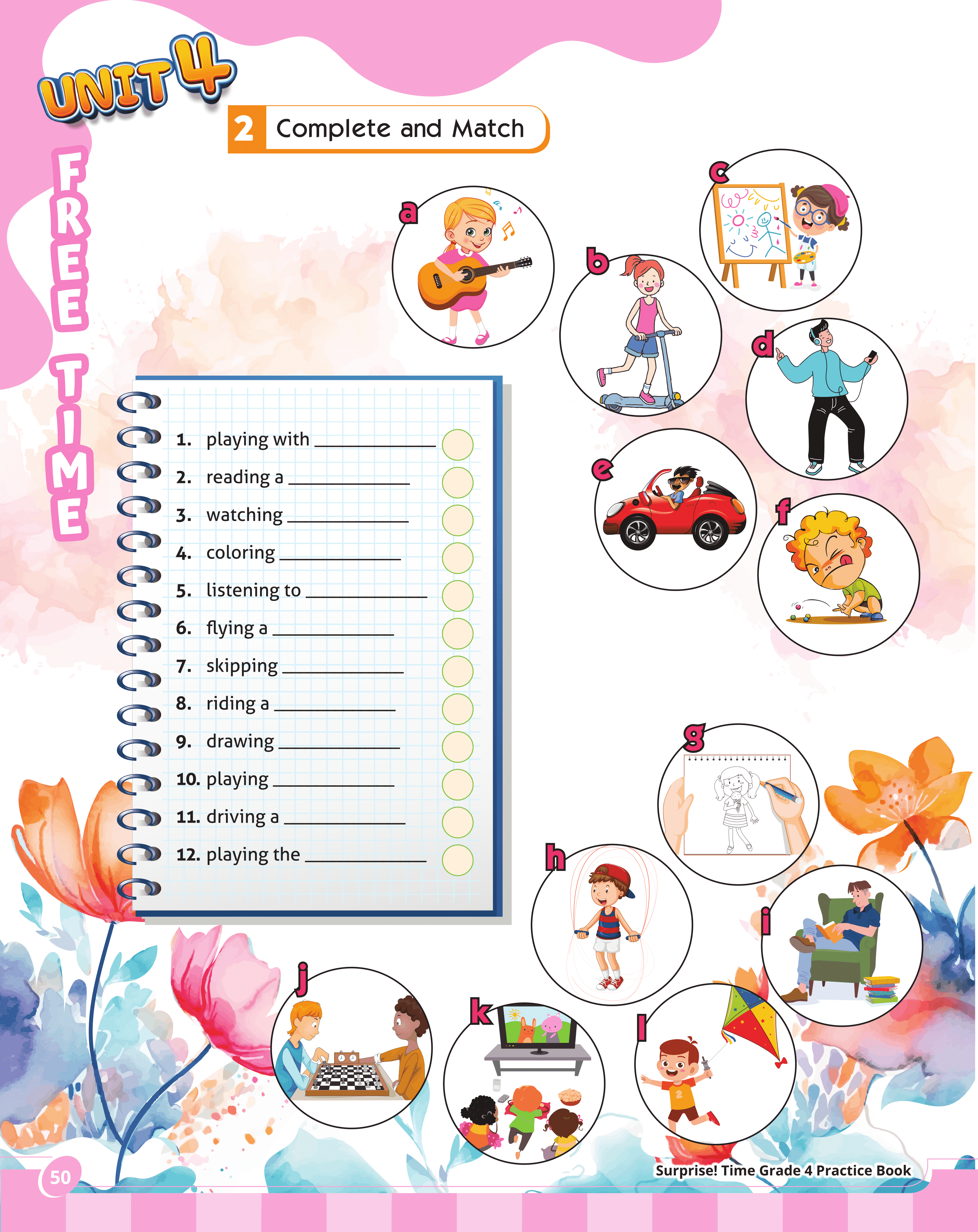 4. Grade Surprise Time Practice Book | Compass ELT