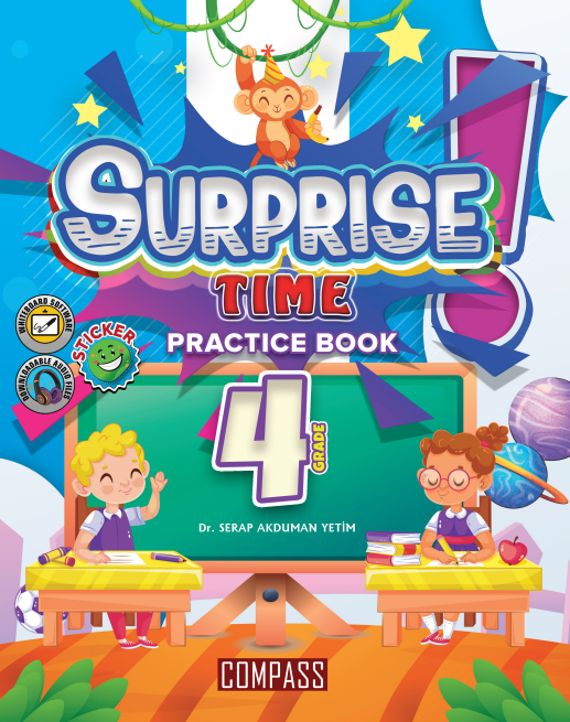 4. Grade Surprise Time Practice Book | Compass ELT